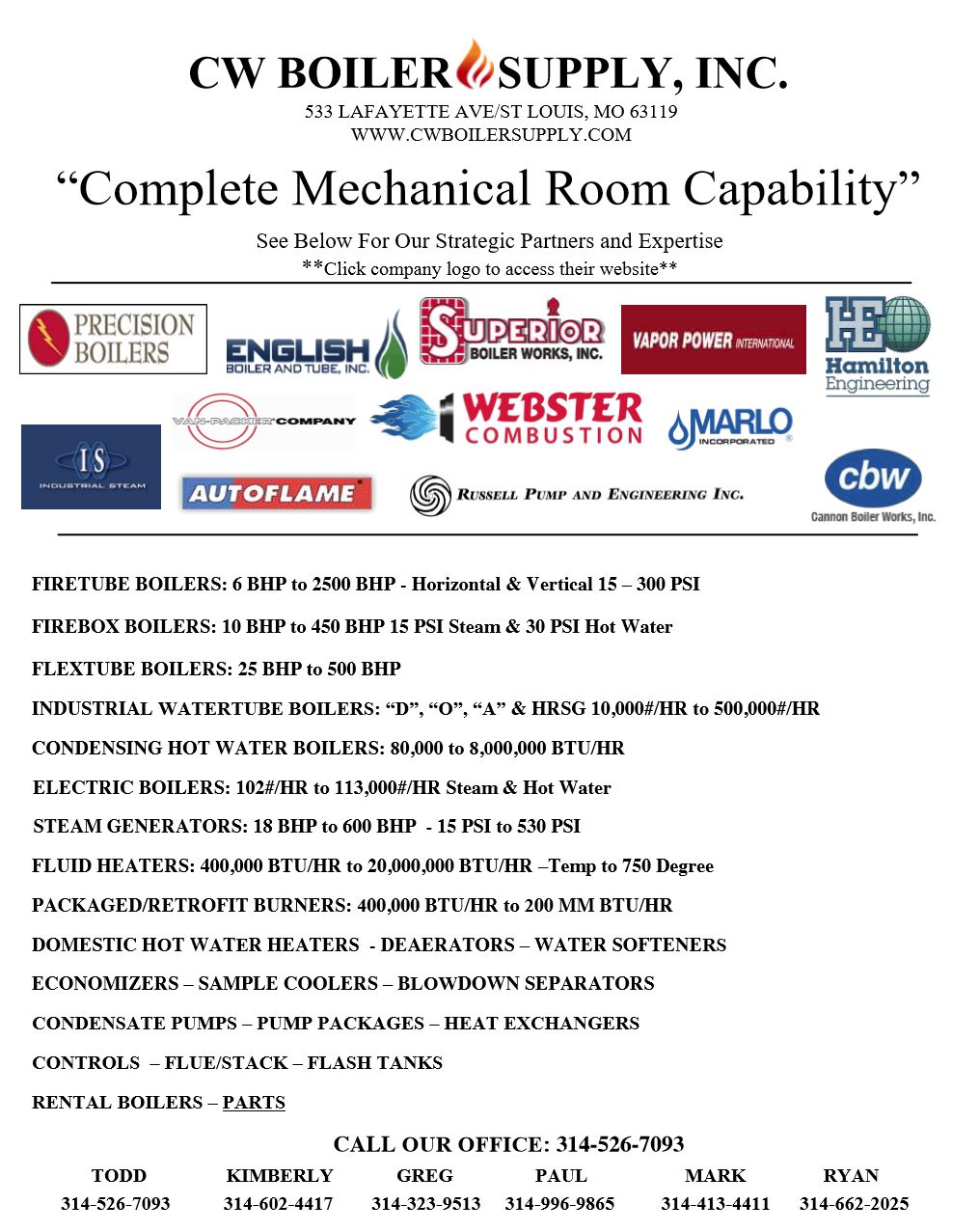 Mechanical Room Services - Extreme Force Valve, Inc